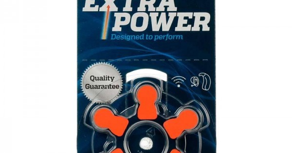 PILHA AUDITIVA 13 EXTRA POWER - 1 CARTELA COM 6 BATERIAS